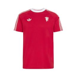 adidas Performance Funktionsshirt 'MUFC' Herren Gr&ouml;&szlig;e XS cranberry / wei&szlig;