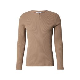 DAN FOX APPAREL Shirt 'Kai' Herren Gr&ouml;&szlig;e S taupe