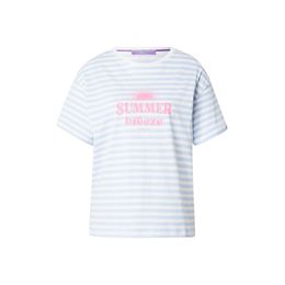 Frieda & Freddies New York Frieda & Freddies Ny T-Shirt Damen Gr&ouml;&szlig;e S/M hellblau / rosa / wei&szlig;