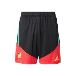 adidas Performance Sportshorts 'JFF' Herren Gr&ouml;&szlig;e L gelb / limette / hellrot / schwarz
