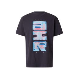 Nike Sportswear T-Shirt 'AM DAY PLUS' Herren Gr&ouml;&szlig;e XL azur / aqua / rosa / schwarz