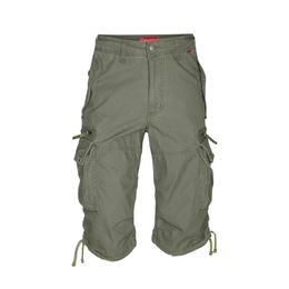 Shorts MOLECULE "Molecule Cargo Shorts 3/4 BAGGY", Herren, Gr. XXL, Normalgr&ouml;&szlig;en, olive gr&uuml;n, Obermaterial: 100% Baumwolle, Hosen Shorts