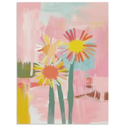 Wandbild Artland, B:45cm H:60cmfarbe bild(er): pink, Alu Dibond, Wohnzimmer, Bilder, "Fl&uuml;stern des Sommers", als Alubild, Leinwandbild, Poster,