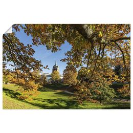 Wandbild Artland "Kr&ouml;peliner Tor in der Hansestadt Rostock", farbe bild(er): gr&uuml;n, B:30cm H:20cm, Papier, Bilder, als Alubild, Leinwandbild, Poster, Wandaufkleber in verschied. Gr&ouml;&szlig;en