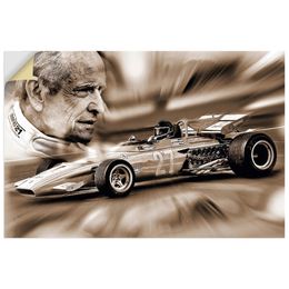 Wandbild Artland "Die belgische Legende Jacky Ickx", farbe bild(er): natur, B:90cm H:60cm, Bilder, als Alubild, Leinwandbild, Poster, Wandaufkleber in verschied. Gr&ouml;&szlig;en
