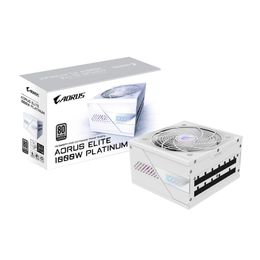 Gigabyte Netzteil "AORUS ELITE P1000W ICE Netzteil - PCIe 5.0, 80 PLUS Platinum, Vollmodu", B:21cm H:12,2cm T:34,4cmohne farbbezeichnung, Netzteile
