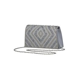 Vera Mont Damen Abendtasche "Damen im Glitzer-Look"grau, Polyester, Taschen