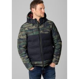 Outdoorjacke Timezone "Tech Jacket 1", Herren, Gr. L, blau, 64% Baumwolle 36% Nylon, ohne Ausschnitt, Jacken Outdoorjacke