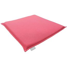 Polsterauflage Apelt "3800", pink, B:38cm H:2cm, Baumwolle, Polyester, Polsterauflagen, Polsterauflage, Outdoor geeignet