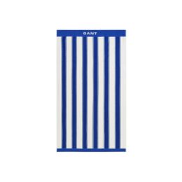 Strandtuch Gant "Strandtuch YACHT STRIPE BEACH TOWEL 1er Pack", blau (royalblau), B:100cm, Obermaterial: 100% Baumwolle CO., Handt&uuml;cher