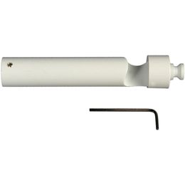 Tr&auml;gerverl&auml;ngerung Liedeco, wei&szlig;, L:12,5cm &Oslash;:2cm, Gardinenstangenhalterungen, f&uuml;r Gardinenstangen &Oslash; 20 mm