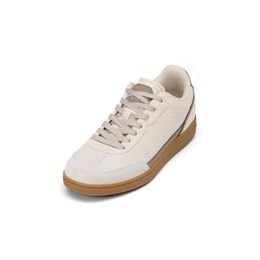 Marc O'Polo Sneaker MARC O'POLO "aus edlem Rindleder", Herren, Gr. 43, light oat, pavestone, Obermaterial: 100% Leder, unifarben, Schuhe Sneaker