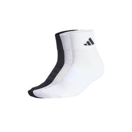 Kurzsocken adidas originals "Socken Cushioned Sportswear Ankle Socks 3er Pack", Herren, Gr. 37-39, bunt (schwarz, grau, wei&szlig;), Obermaterial: 57% Baumwolle CO. 40% Polyester PES. 2% Elasthan EL. 1% Polyamid PA., Socken