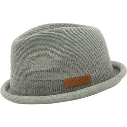 Trilby Chillouts "Tocoa Hat", Herren, Gr. L, grau, Feinstrick, Kunstfaser, unifarben, H&uuml;te, schnelltrocknend, langlebig, Formbest&auml;ndig