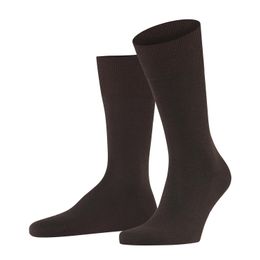 Socken Falke "Airport", Damen, Gr. 47-48, braun, Baumwolle, Elasthan, Polyamid, Schurwolle, normal, Socken Socken, klimaregulierend durch Schurwolle, atmungsaktiv, geruchshemmend
