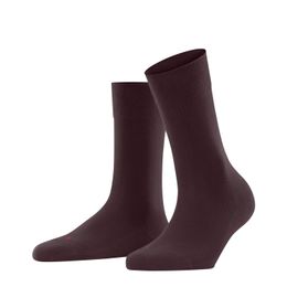 Falke Damen Socken "Sensitive London", Gr. 39barolo, Baumwollmischung, Socken, weicher Komfortbund, druckfreier Sitz, atmungsaktiv