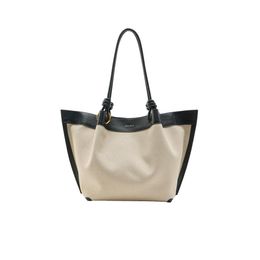 Coccinelle Shopper 'FINN' Damen Gr&ouml;&szlig;e One Size hellbeige / dunkelblau