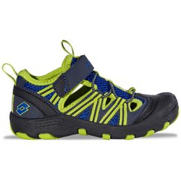 Sandale Lotto, M&auml;dchen, Gr. 36, navy, lime, Kunstfaser, Synthetik, mehrfarbig, Schuhe Sandale, - in kinderfu&szlig;gerechter Passform