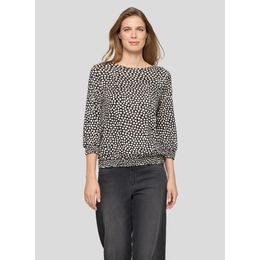 Print-Shirt Rabe "T-Shirt", Damen, Gr. 46, schwarz, 50%Baumwolle, 50%Viskose, gerade, Shirts