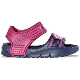 Sandale Lotto, M&auml;dchen, Gr. 32, navy, pink, Synthetik, mehrfarbig, Schuhe Sandale, - ideal f&uuml;r Spielplatz, Strand & Wasser