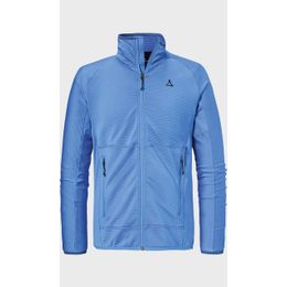 Sch&ouml;ffel Fleecejacke SCH&Ouml;FFEL "Fleece Jk Style Cascata MNS", Herren, Gr. 48, 8625, blau, Oberstoff: 94% Polyester, 6% Elasthan, regular fit, hoch geschlossener Ausschnitt, Jacken Fleecejacke
