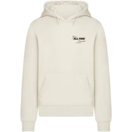Kapuzenpullover MisterTee "MisterTee All Time Favorite Hoody", Herren, Gr. L, sandwei&szlig;, 65% Baumwolle, 35% Polyester, mehrfarbig, normal, ohne Ausschnitt, Pullover Kapuzenpullover
