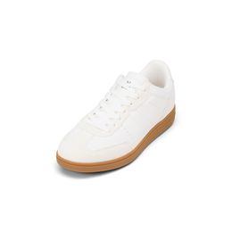 Marc O'Polo Sneaker MARC O'POLO "aus edlem Rindleder", Herren, Gr. 40, sanftes wei&szlig;, Obermaterial: 100% Leder, unifarben, Schuhe Sneaker