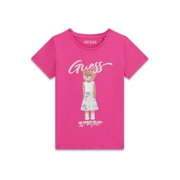 Guess T-Shirt M&auml;dchen Gr&ouml;&szlig;e 176 beere / puder / wei&szlig;
