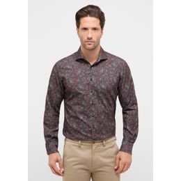 Langarmhemd Eterna "MODERN FIT", Herren, Gr. XL, US-Gr&ouml;&szlig;en, weinrot, Cord, 100% Baumwolle, tailliert, Manschette, Hemden, EASY IRON (b&uuml;gelleicht)