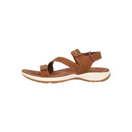 Badeschuh WHISTLER "Malena", Damen, Gr. 41, cognac, Polyurethane, Schuhe Badeschuh, mit einstellbaren Riemen und gepolstertem Absatz