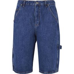 Shorts 2Y STUDIOS "2Y Studios Hogan Worker Shorts", Herren, Gr. 28, Normalgr&ouml;&szlig;en, midblau, 100% Baumwolle, unifarben, loose fit, Hosen Shorts