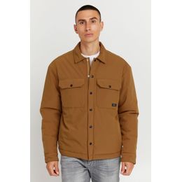 Kurzjacke Blend "BHOuterwear", Herren, Gr. XL, braun (tobacco braun), 92% Polyester, 8% Elasthan, unifarben, regular fit normal, eingesetzt normaler offener Saum, Jacken Kurzjacke, Klassische &Uuml;bergangsjacke