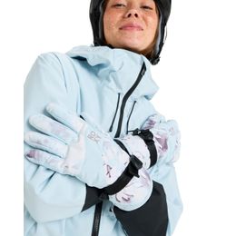 Snowboardhandschuhe Roxy "Roxy Jetty", Damen, Gr. M, ice blau baqueira, Obermaterial: 50% Microfaser, 50% Polyurethan;, Handschuhe