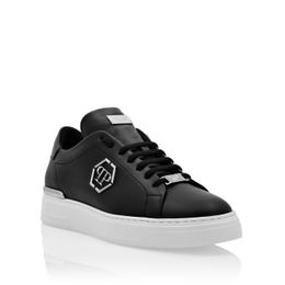 Philipp Plein Herren Sneaker "Hexagon", Gr. 3702, schwarz, Schuhe