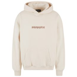 Kapuzensweatshirt DROPSIZE "Dropsize Herren Heavy Oversize Crime Hoodie", Herren, Gr. L, coconutmilk, 70% Baumwolle, 30% Polyester, Sweatshirts