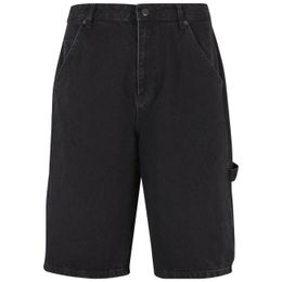 Shorts 2Y STUDIOS "2Y Studios Hogan Worker Shorts", Herren, Gr. 28, Normalgr&ouml;&szlig;en, washed schwarz, 100% Baumwolle, unifarben, loose fit, Hosen Shorts