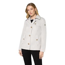 Kurzjacke Betty Barclay "Damen mit Kragen", Damen, Gr. 42, wind chime, Obermaterial: 60% Polyester, 40% Polyamid; Futter: 100% Polyester, ausgestellt, Jacken Kurzjacke