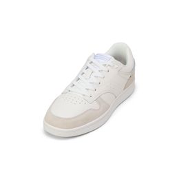 Marc O'Polo Sneaker MARC O'POLO "aus hochwertigem Rindleder", Herren, Gr. 41, sanftes wei&szlig;, Obermaterial: 100% Leder, unifarben, Schuhe Sneaker