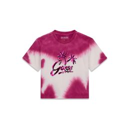 Guess T-Shirt M&auml;dchen Gr&ouml;&szlig;e 128 magenta / neonpink / dunkelpink / offwhite