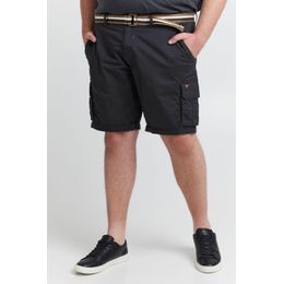 Cargoshorts Blend "BHBrian Big & Tall", Herren, Gr. 5XL, US-Gr&ouml;&szlig;en, schwarz, Web, 97% Baumwolle, 3% Elasthan, unifarben, regular fit kurz, Hosen, Stilvolle Cargo Shorts mit Taschen in gro&szlig;en Gr&ouml;&szlig;en