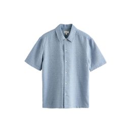 next Button Up Shirt male size 4XL Dusty blue / White