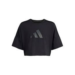 adidas Sportswear Funktionsshirt ' FUTURE ICONS' M&auml;dchen Gr&ouml;&szlig;e 128 schwarz