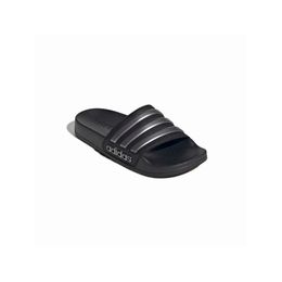 adidas Performance Badeschuh 'ADILETTE' Jungen Gr&ouml;&szlig;e 35 schwarz / silber