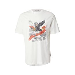 Replay T-Shirt Herren Gr&ouml;&szlig;e M hellbraun / grau / orange / naturwei&szlig;