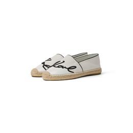 K by KARL LAGERFELD Karl Lagerfeld Flache Schuhe ' KAMINI SLIP ON ' Damen Gr&ouml;&szlig;e 37 wei&szlig;