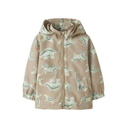 name it Between-Season Jacket 'NMMMax' boy size 122 Dark beige / Fir / Pastel green