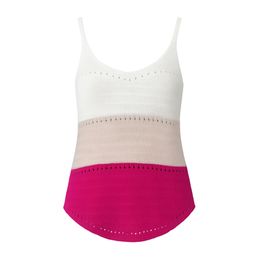 Jane's Stricktop Damen Gr&ouml;&szlig;e L pink / pastellpink / wei&szlig;