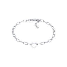Elli Armband Herz Damen Gr&ouml;&szlig;e 16 silber
