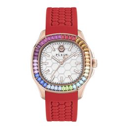 Philipp Plein Watches Uhr Damen Gr&ouml;&szlig;e One Size gold / hellrot / wei&szlig;