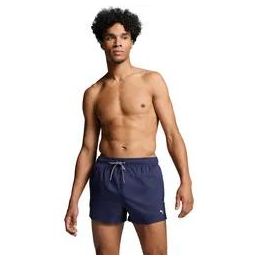 Badeshorts Puma "Puma SWIM MEN SHORT LENGTH SWIM SHORTS", Herren, Gr. L, N-Gr, blau (navy), Web, Obermaterial: 100% Polyester, unifarben, Badehosen Badeshorts, mit seitlichen Eingriff-Taschen, Ges&auml;&szlig;tasche mit Klettverschluss